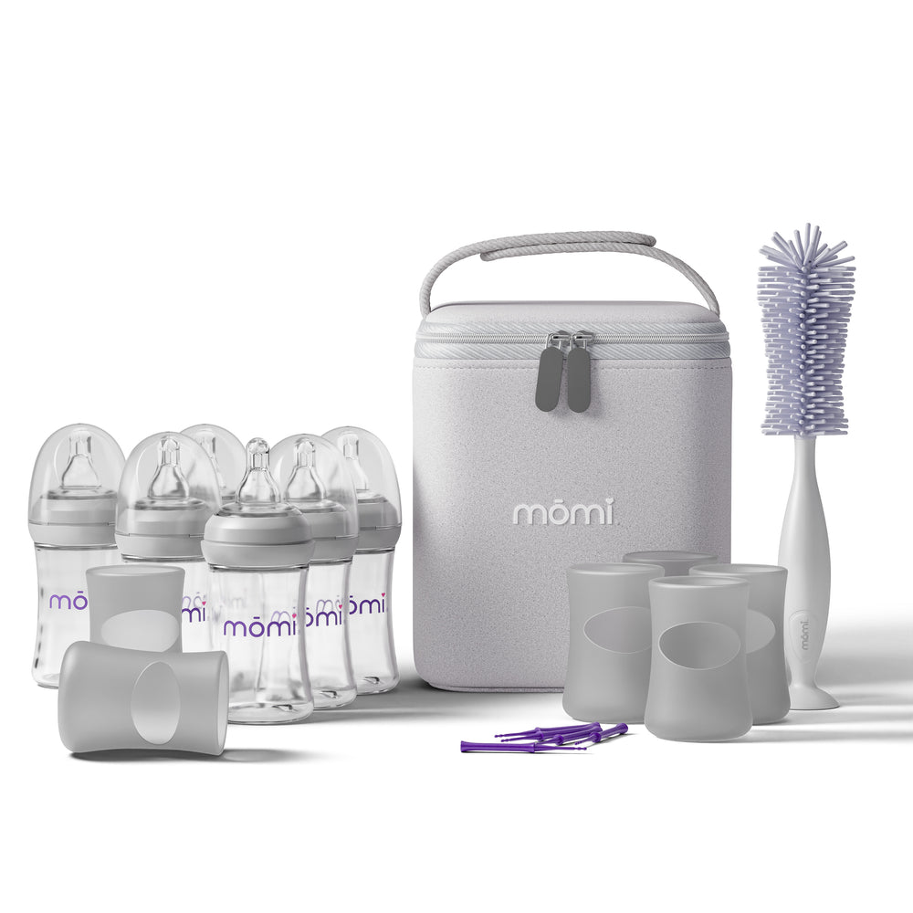 mōmi: breastfeeding bottle and pacifier designed to work like mom